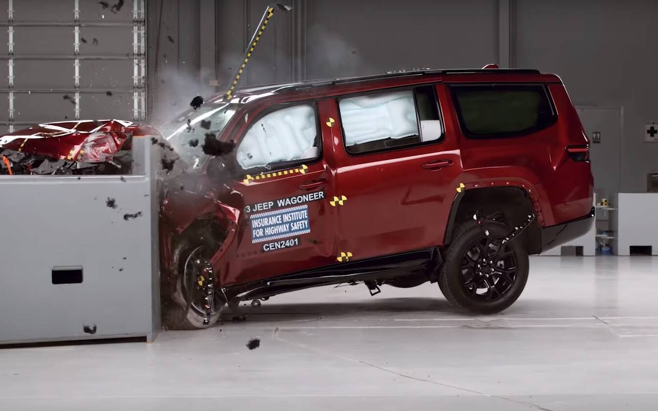 Only one large SUV stands out in IIHS crash tests | Otogo