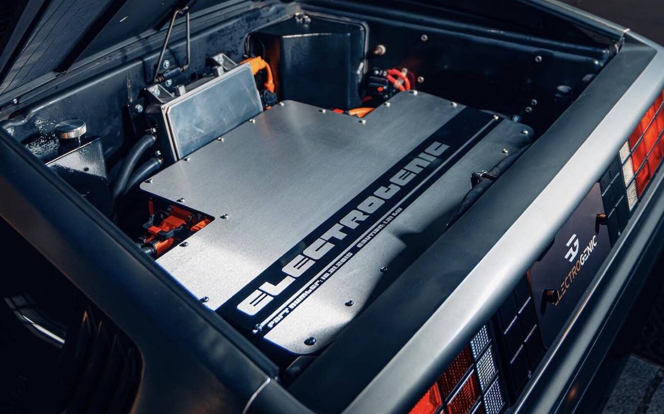 This electrically converted DeLorean is ready for a back to the future ...